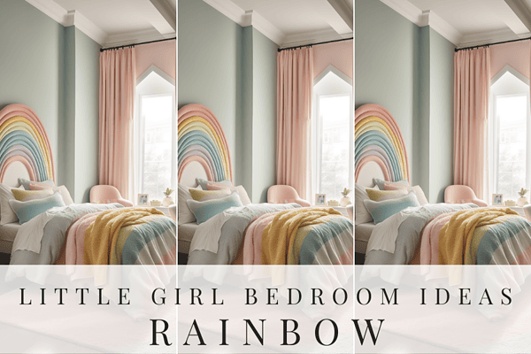 14 Bright & Beautiful Little Girl Bedroom Ideas Rainbow Themed