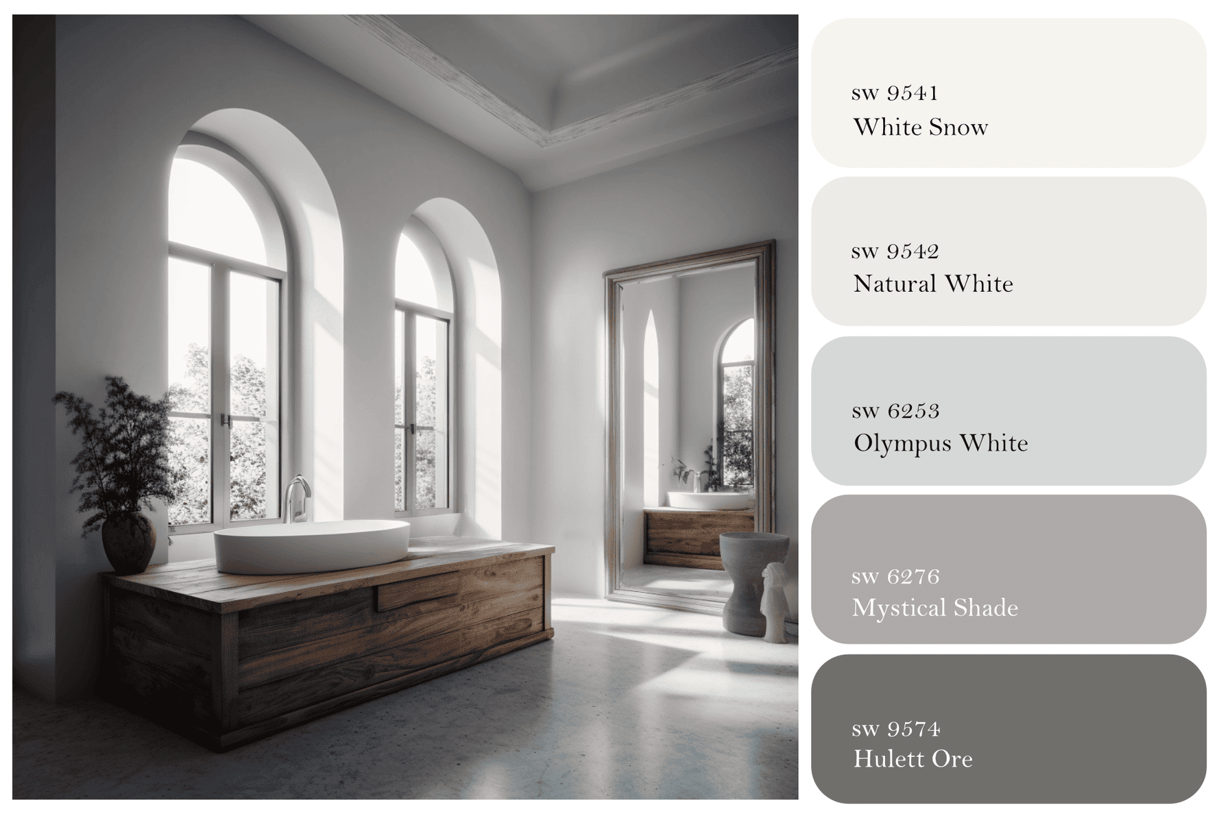 16 Gorgeous Bathroom Color Schemes That Will Instantly Relax You