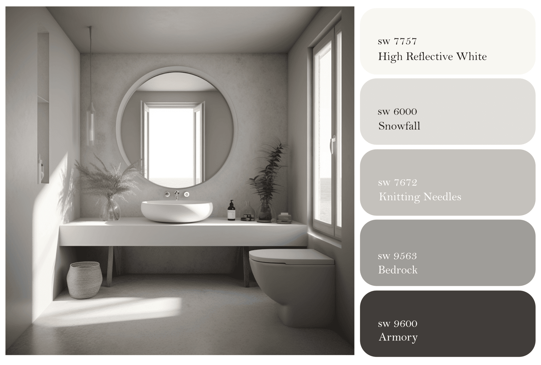 16 Gorgeous Bathroom Color Schemes That Will Instantly Relax You