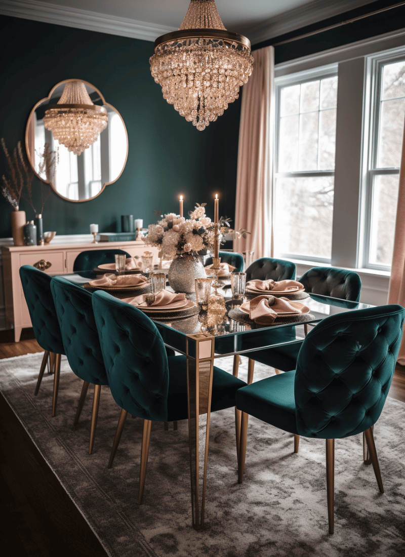 11 Gorgeous Glam Dining Room Ideas That Will Stun Your Guests - Your ...