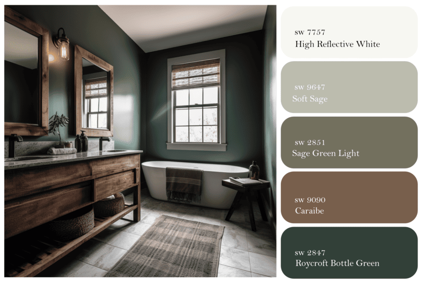 16 Gorgeous Bathroom Color Schemes That Will Instantly Relax You