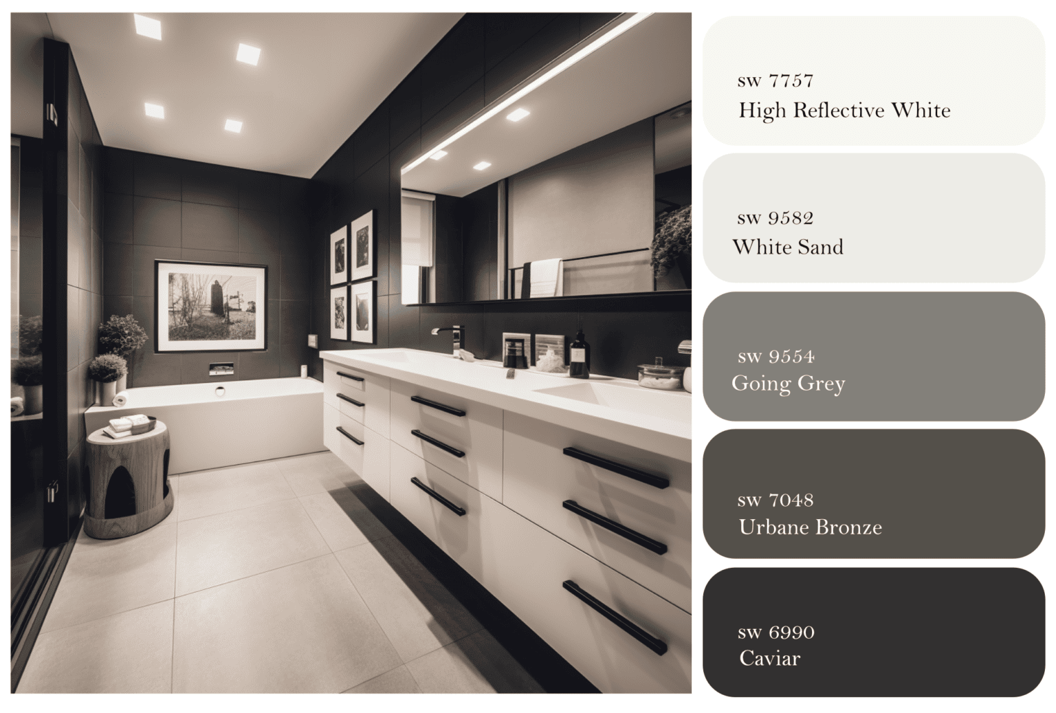 16 Gorgeous Bathroom Color Schemes That Will Instantly Relax You