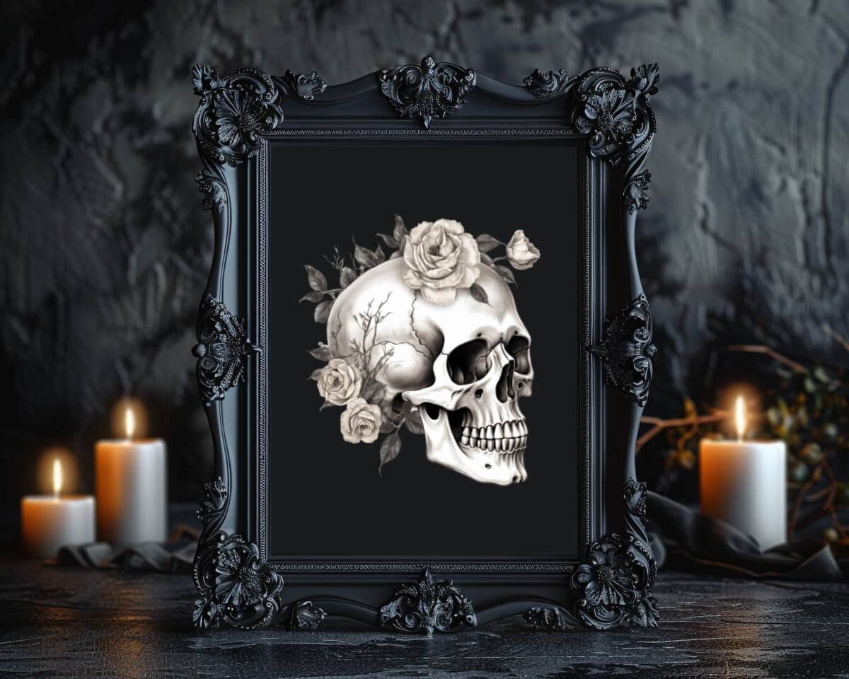 10 Free Gothic Printables ~ Halloween And Gothic Wall Art For Your Home ...
