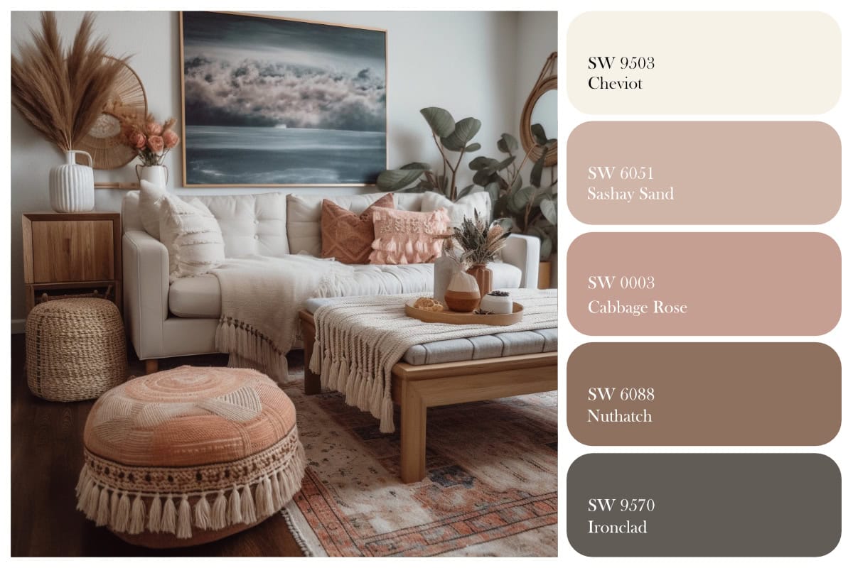 25 Breathtaking Living Room Color Schemes Using Sherwin Williams Paint ...