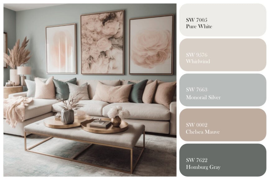25 Breathtaking Living Room Color Schemes Using Sherwin Williams Paint ...