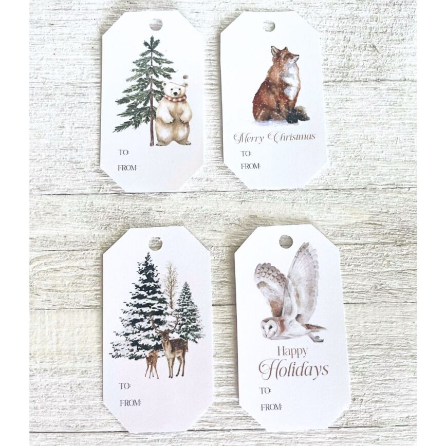 Save Some Money With These Stunning Free Printable Tags For Christmas ...