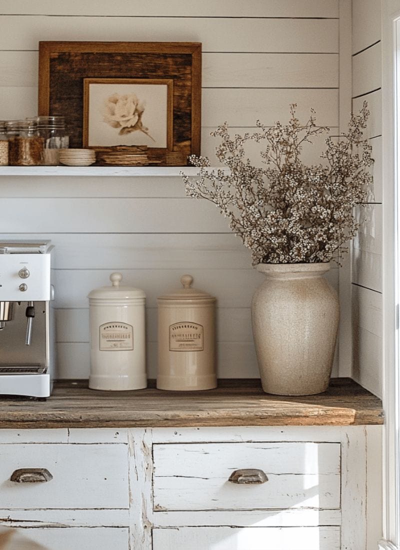 Farmhouse Coffee Bar Ideas Delightful Modern Farmhouse Style Home