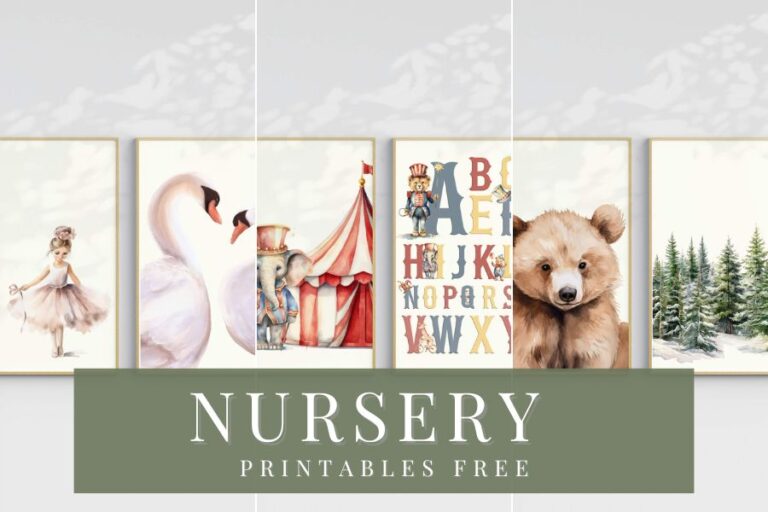 The Cutest Nursery Printables Free To Download And Print! - Your Home Inspo