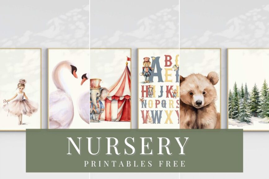 The Cutest Nursery Printables Free To Download And Print! - Your Home Inspo